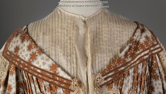 Sarah E.Thomas' silk pin tucked dress, Portland, ca. 1905 - Maine ...