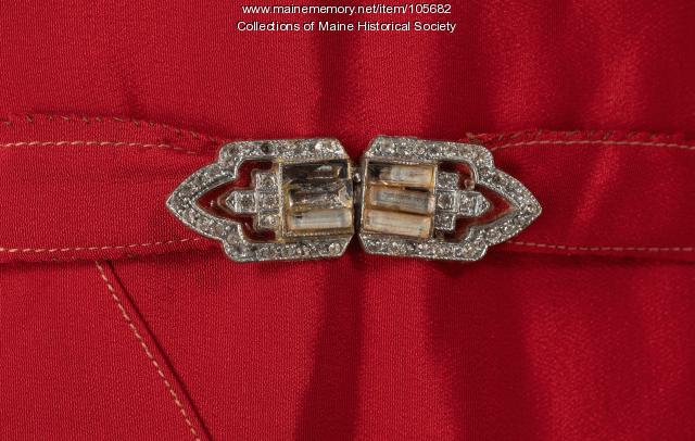 Anne Wilson's Art Deco design dress, Somerville, Massachusetts, ca ...