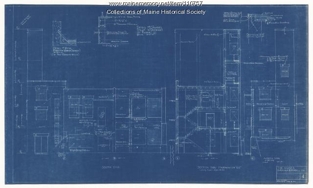Plans for Anex Building, Portland, 1945-1946 - Maine Memory Network