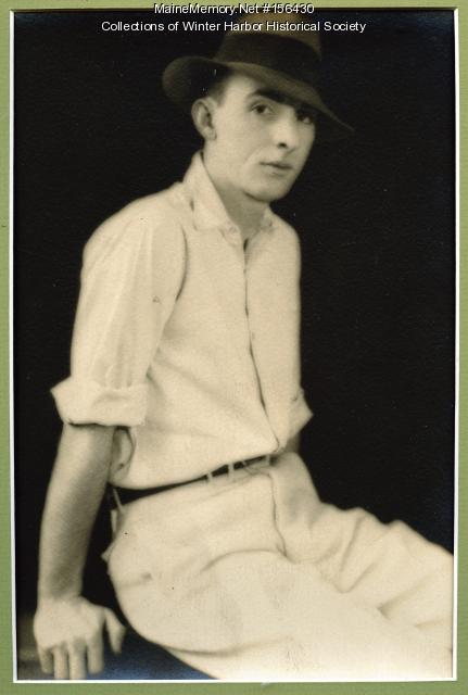 Nathaniel Pendleton, Winter Harbor, ca. 1920 - Maine Memory Network