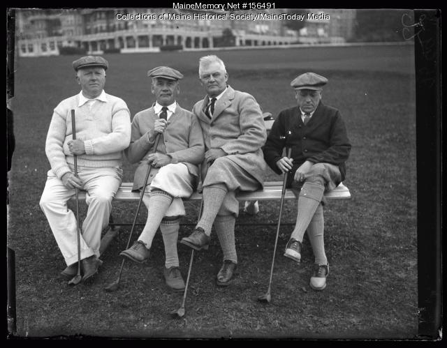 Golfers at the Poland Spring Resort, Poland, ca. 1925 - Maine Memory ...
