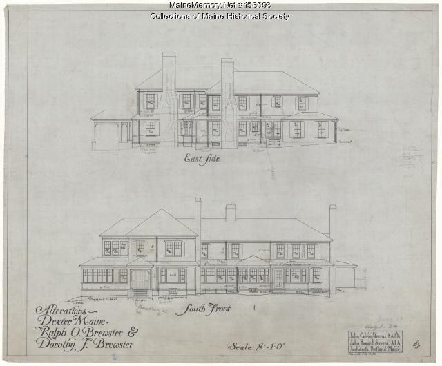 Ralph and Dorthy Brewster House, Dexter, 1934-1935 - Maine Memory Network