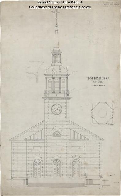 First Parish Church, Portland, 1906-1932 - Maine Memory Network