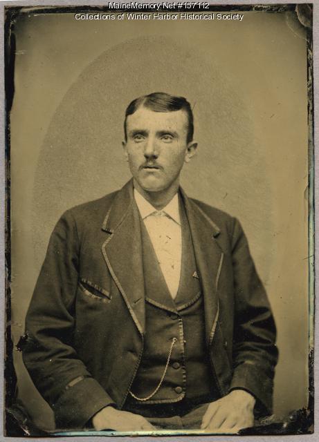 Joseph W. Anthony, Winter Harbor, ca. 1896 - Maine Memory Network