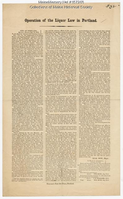 Neal Dow, Portland, 1874 - Maine Memory Network