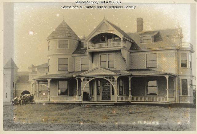 Home of Edward J. Hammond, Winter Harbor, ca. 1910 - Maine Memory Network