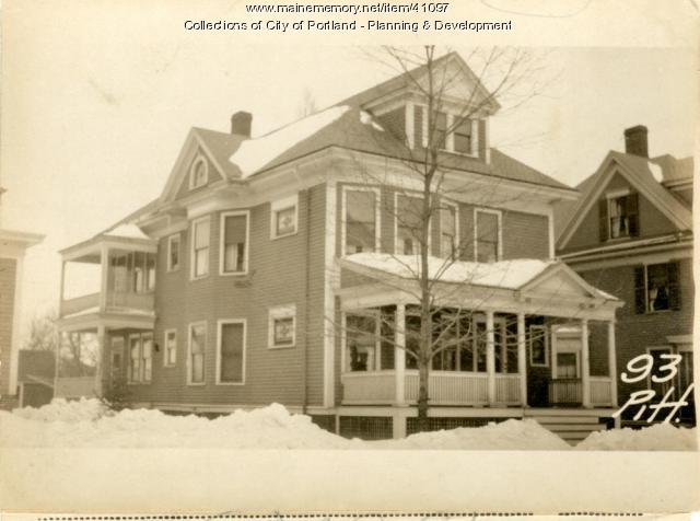 93 Pitt Street, Portland, 1924 - Maine Memory Network