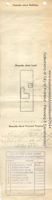 1017-1019 Congress Street, Portland, 1924 - Maine Memory Network