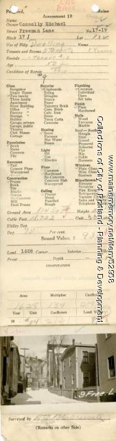 17-19 Freeman Street (called #9, Portland, 1924 - Maine Memory Network