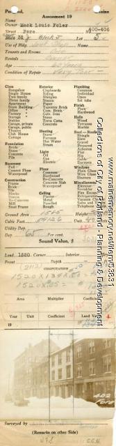 400-406 Fore Street, Portland, 1924 - Maine Memory Network