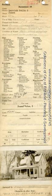 11 James Street, Portland, 1924 - Maine Memory Network