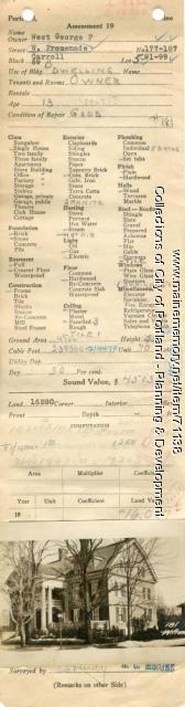 177-187 Western Promenade, Portland, 1924 - Maine Memory Network