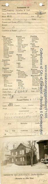 263-267 Western Promenade, Portland, 1924 - Maine Memory Network