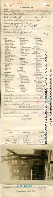 12 Salem Street, Portland, 1924 - Maine Memory Network