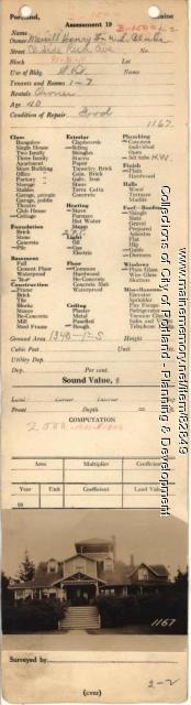 Merrill property, N. Side Reed Avenue, Peaks Island, Portland, 1924 ...