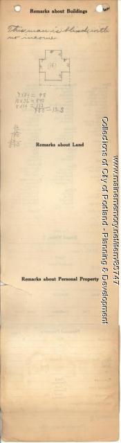 Perry property, N. Side Meridian Street, Peaks Island, Portland, 1924 ...
