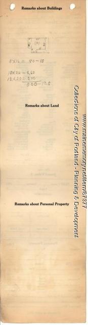 Cushman property, S. Side Centennial Street, Peaks Island, Portland ...