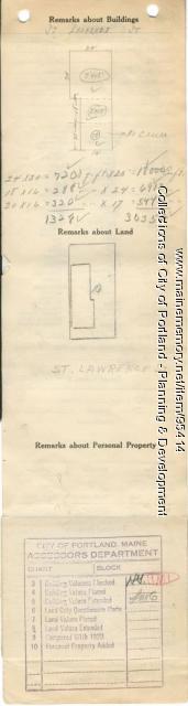 23-25 St. Lawrence Street, Portland, 1924 - Maine Memory Network