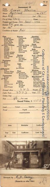 54 Portland Street, Portland, 1924 - Maine Memory Network