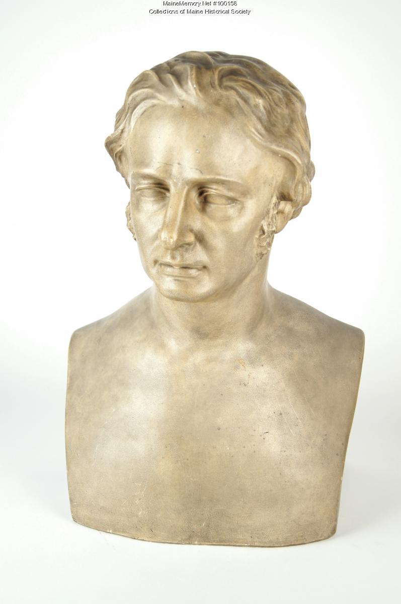 Bust of Henry Wadsworth Longfellow, 1851 - Maine Memory Network