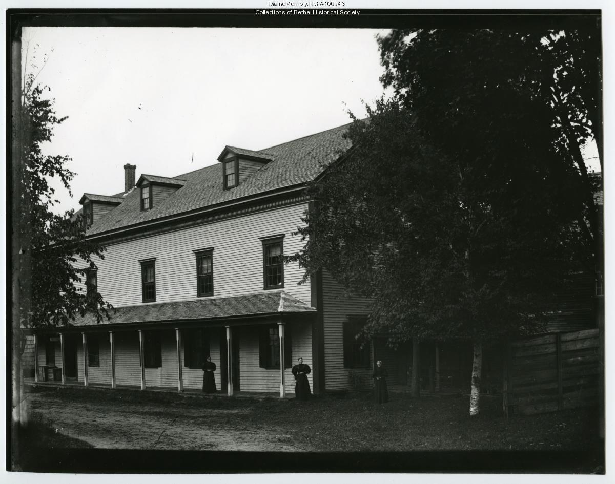 Pattee's Hall, Bethel, ca. 1895 - Maine Memory Network