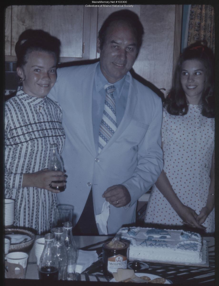 Dave Astor and guests on set of the final show, Portland, 1971 - Maine ...