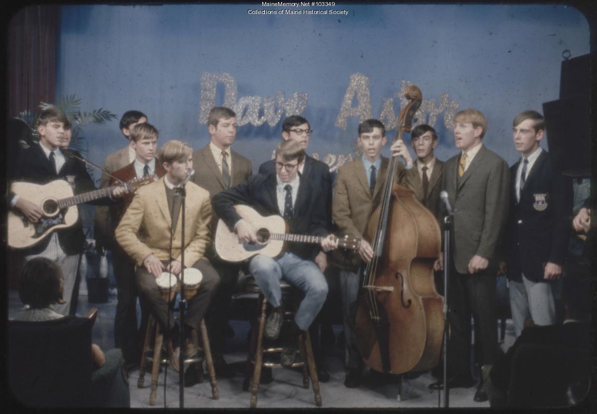 Band on "The Dave Astor Show," Portland, ca. 1969 - Maine Memory Network
