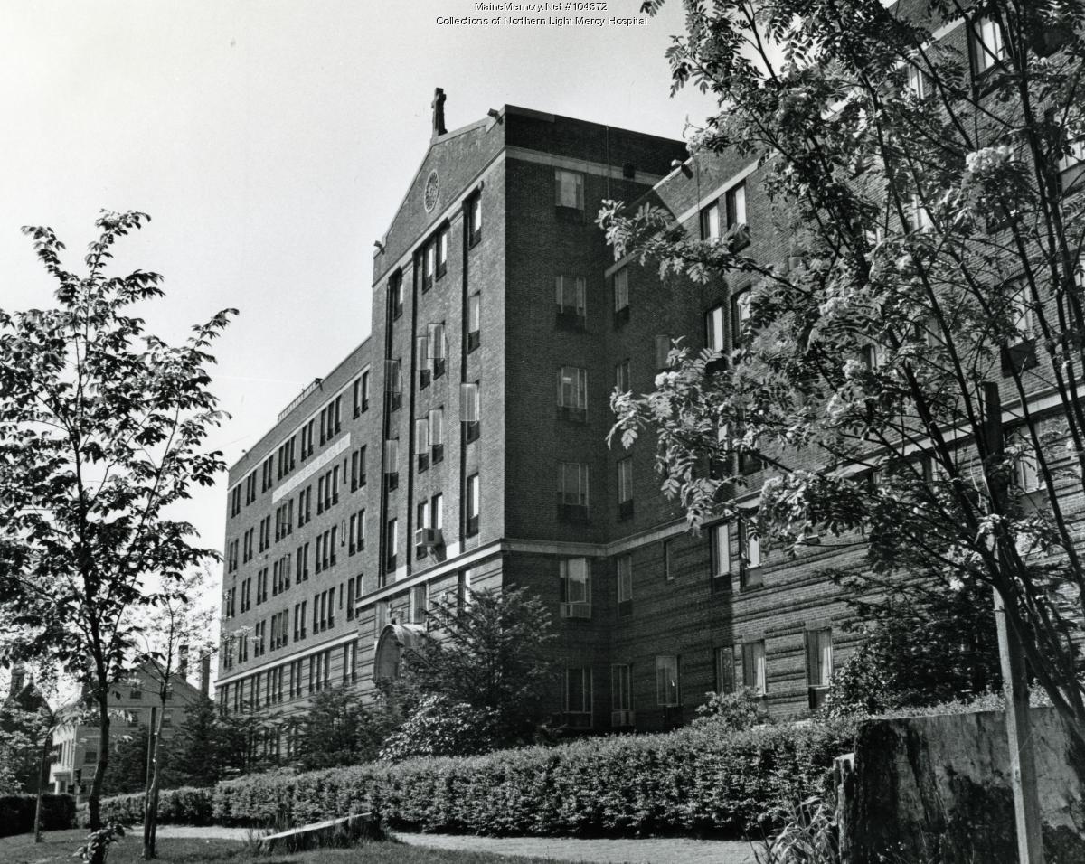 Mercy Hospital, Portland, ca. 1945 - Maine Memory Network