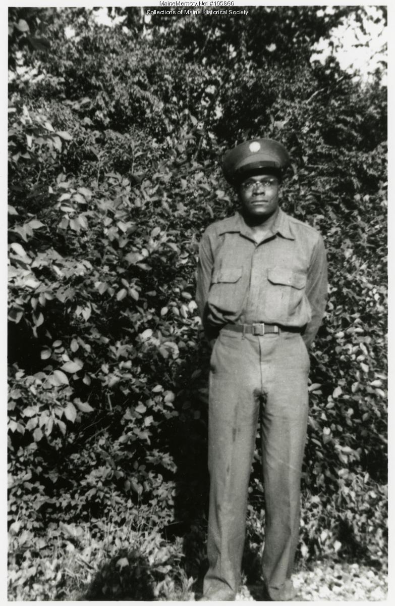 Pvt. Charles Rountree, North Yarmouth, 1942 - Maine Memory Network