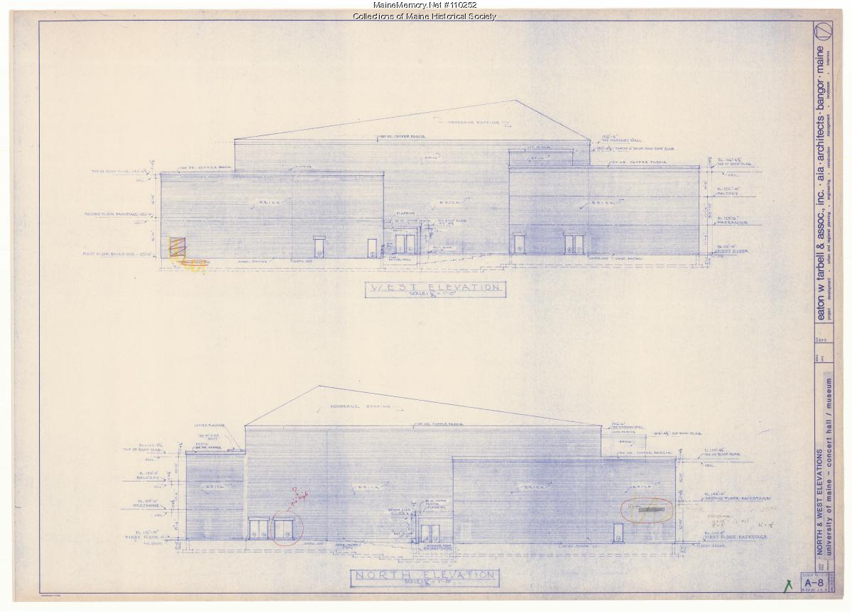 University of Maine concert hall and museum, Orono, 1981-1983 - Maine ...