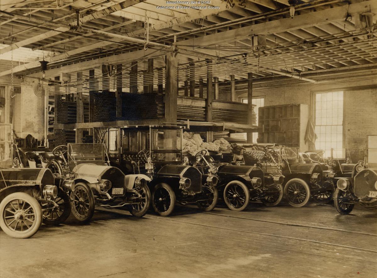 Knox automobiles, Portland Company, 1909 - Maine Memory Network