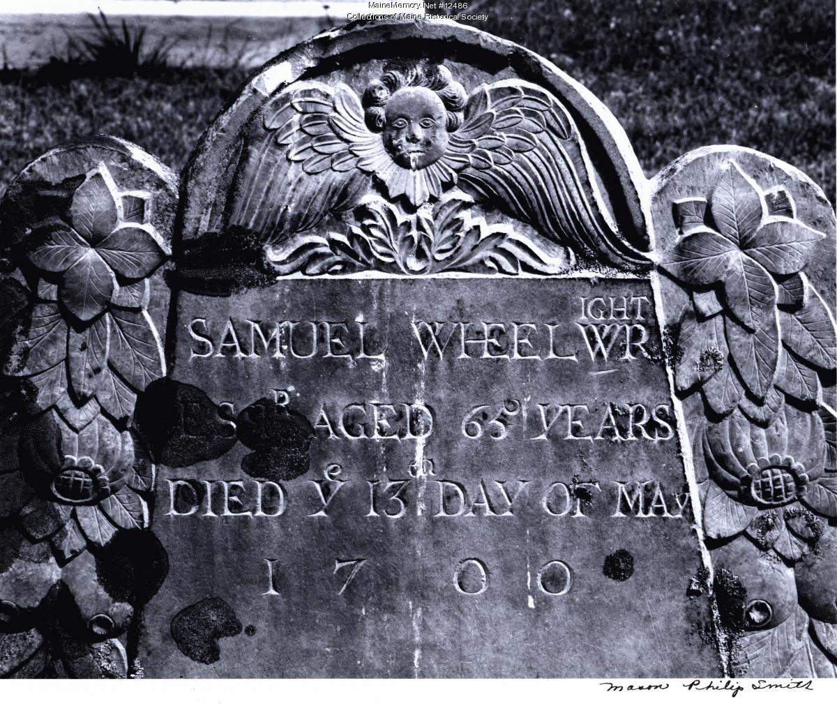 Samuel Wheelwright, 1700, Wells, 1965 - Maine Memory Network