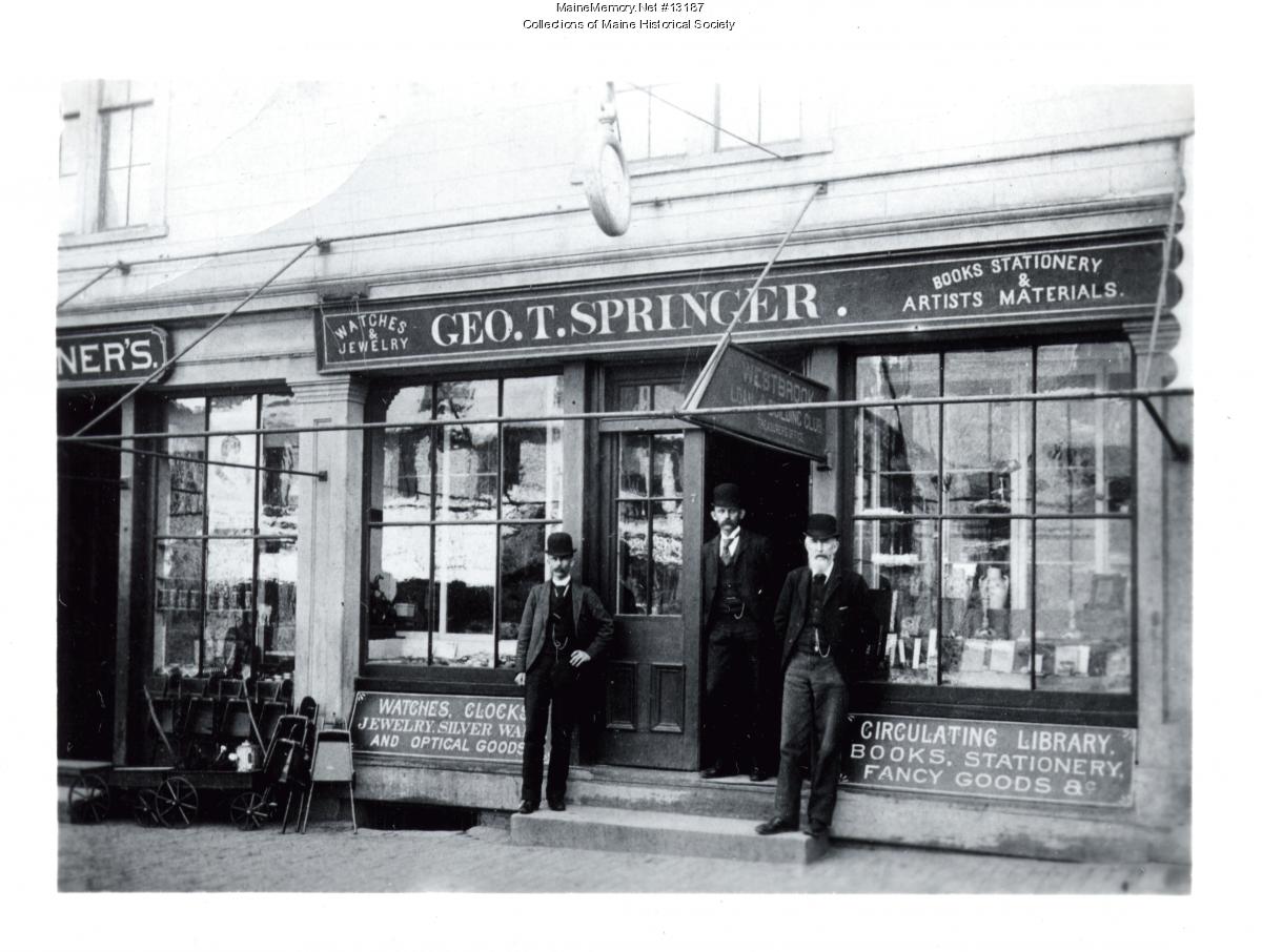 George T. Springer Company, Westbrook ca. 1890 - Maine Memory Network
