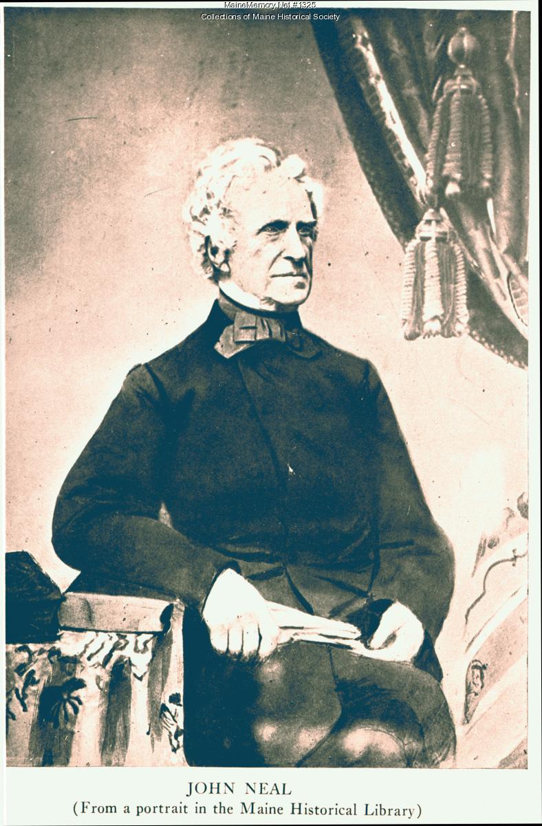 John Neal, ca. 1868 - Maine Memory Network