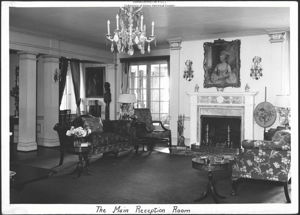 Seawood, Tarkington home, Kennebunkport, 1938 - Maine Memory Network