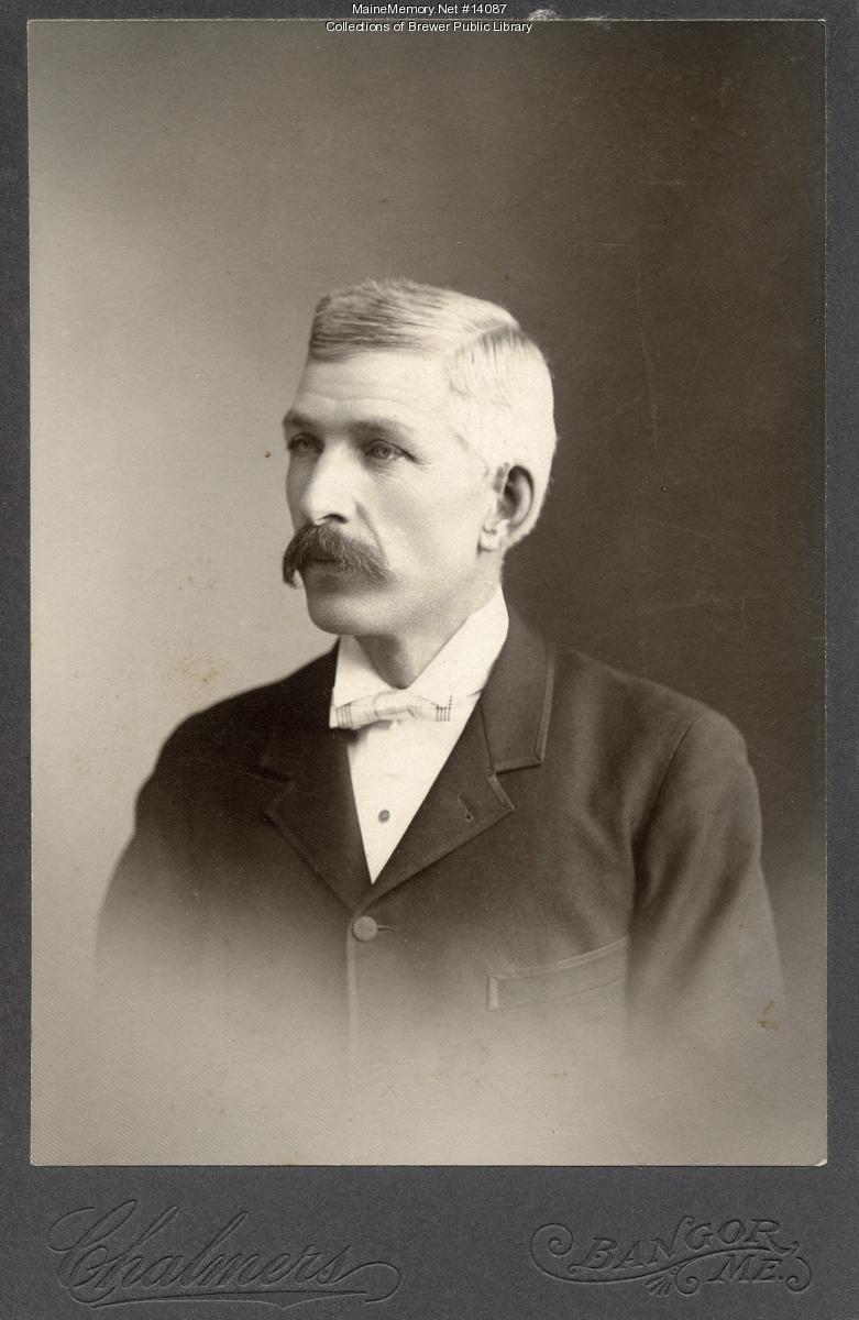 Albert A. Kenney, ca. 1900 - Maine Memory Network