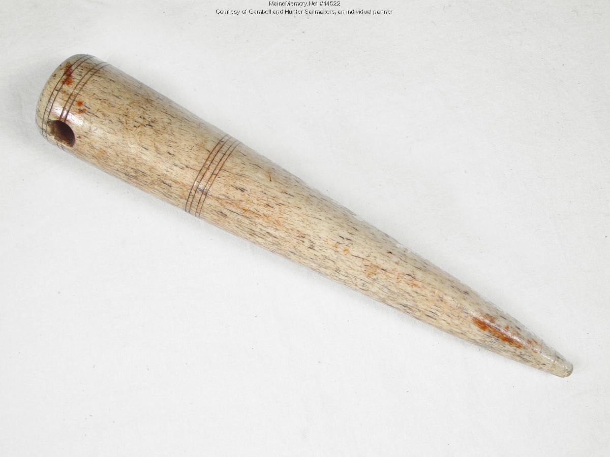 Bone fid, ca. 1890 - Maine Memory Network