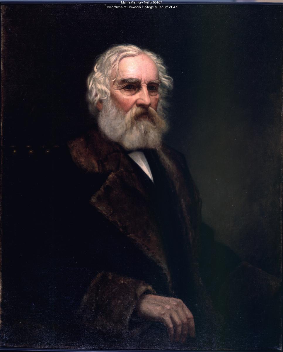 Portrait of Henry Wadsworth Longfellow, 1881 - Maine Memory Network