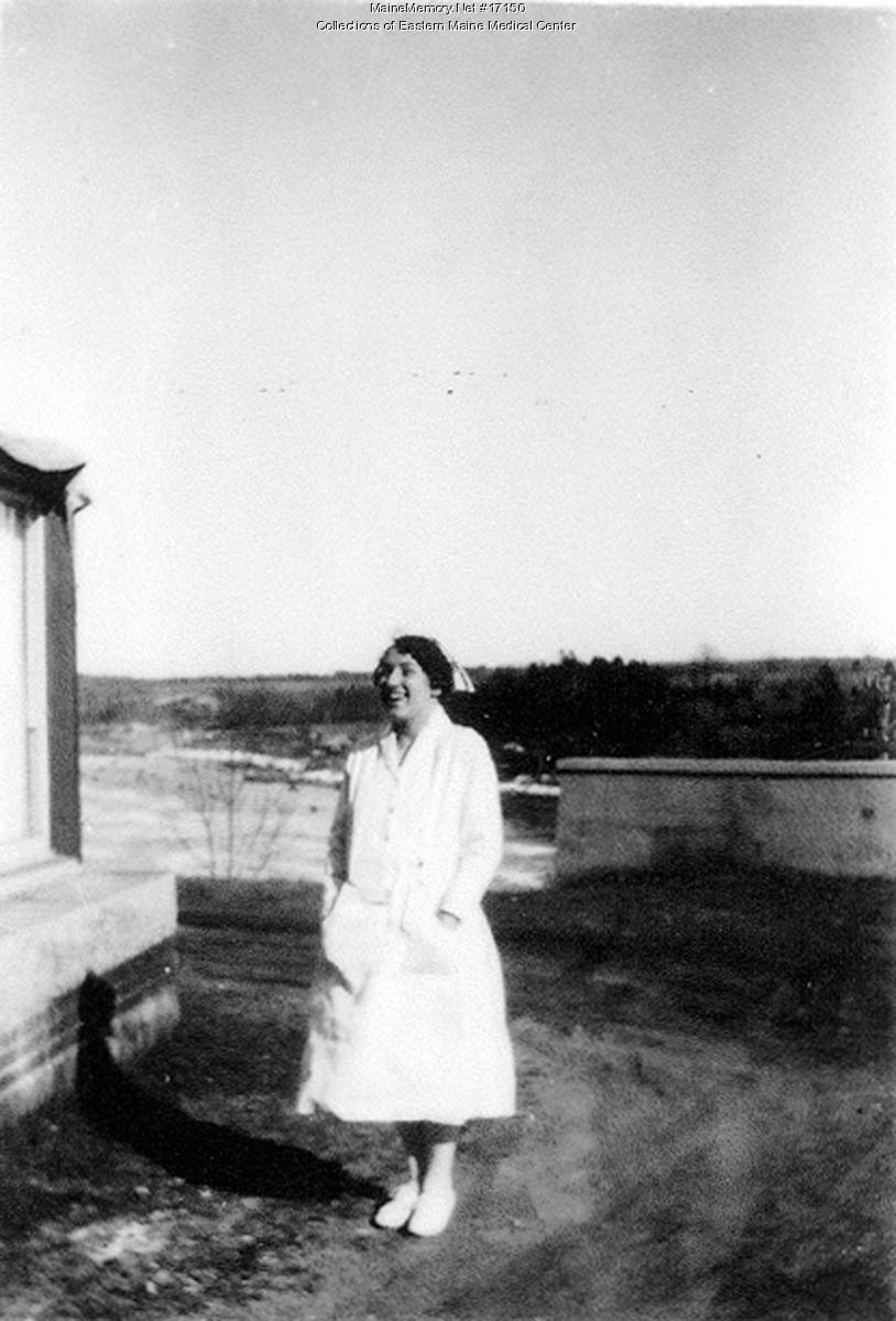 Nurse Carolyn Grant, ca. 1920 - Maine Memory Network