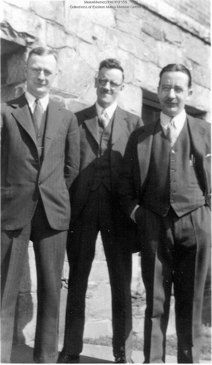 Orthopedic doctors, Eastern Maine General Hospital, ca. 1920 - Maine ...