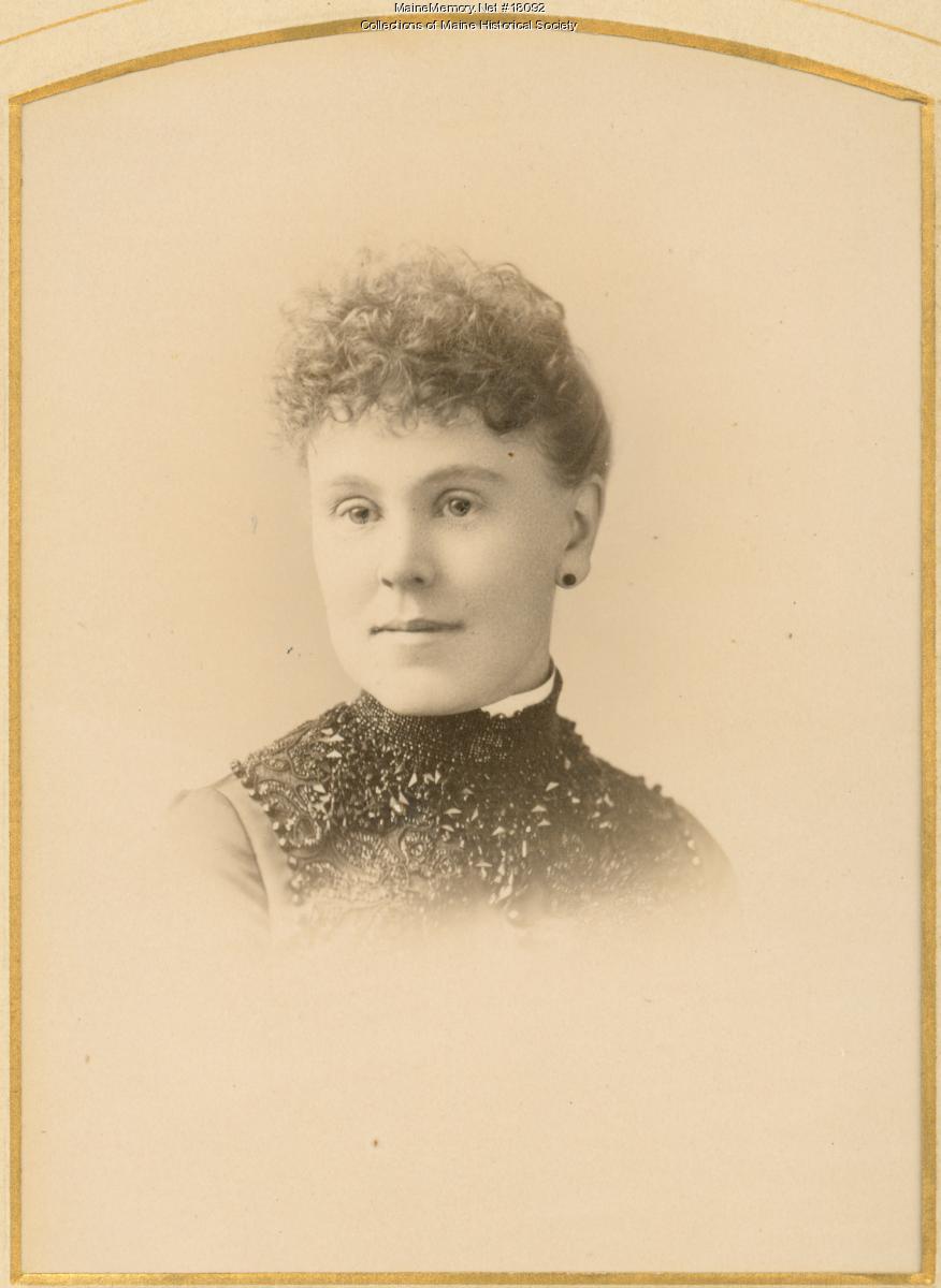Sarah Elizabeth Lowell, ca. 1880 - Maine Memory Network