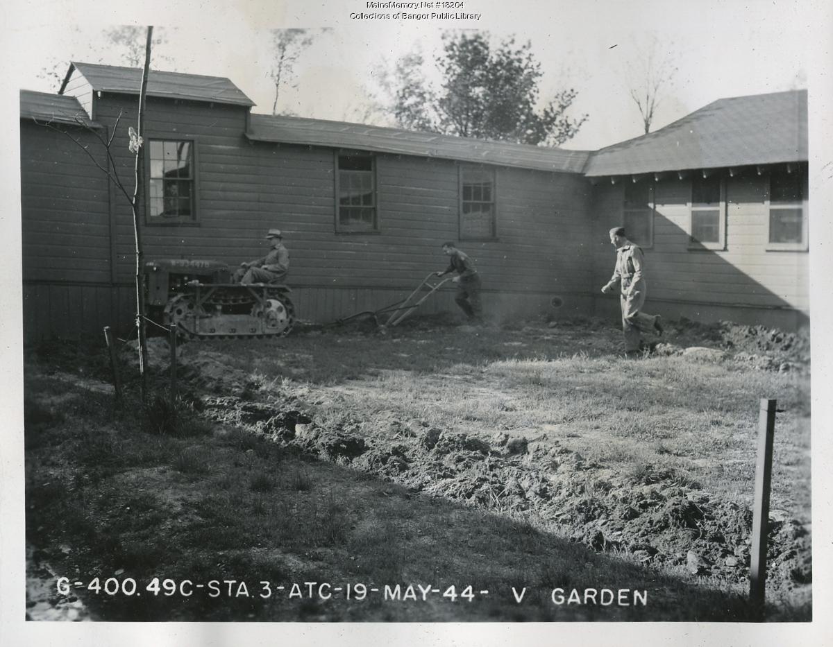 Dow Field Garden, 1944 - Maine Memory Network