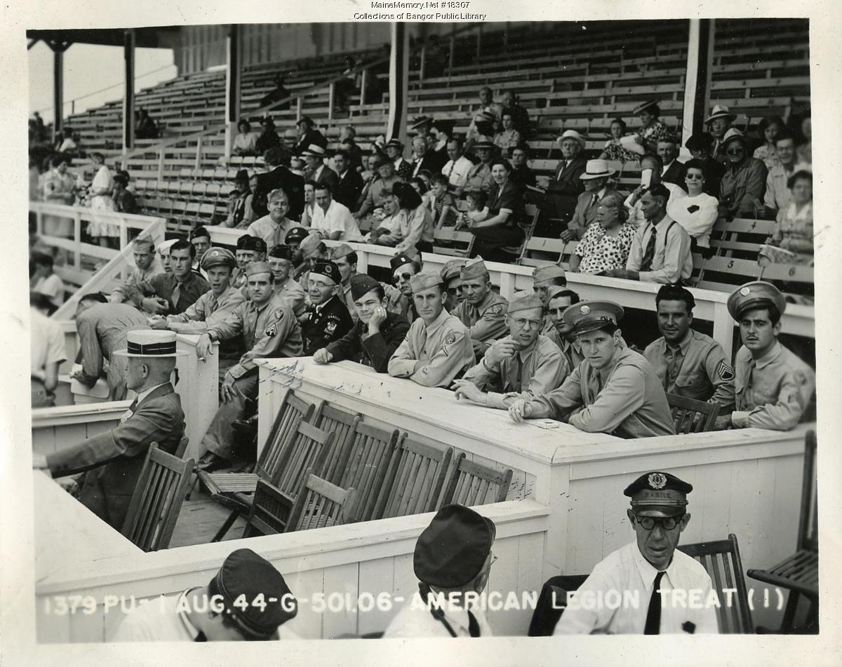 Anniversary celebration, Dow Field, Bangor, 1944 - Maine Memory Network