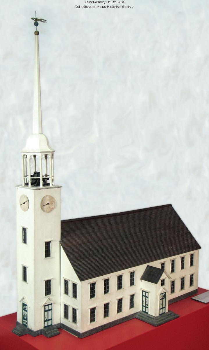 First Parish Church, Portland, ca. 1886 - Maine Memory Network