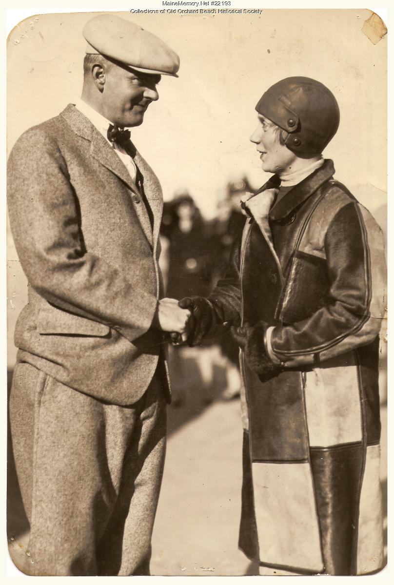 Harry Jones and Frances Grayson, Old Orchard Beach, 1927 - Maine Memory ...