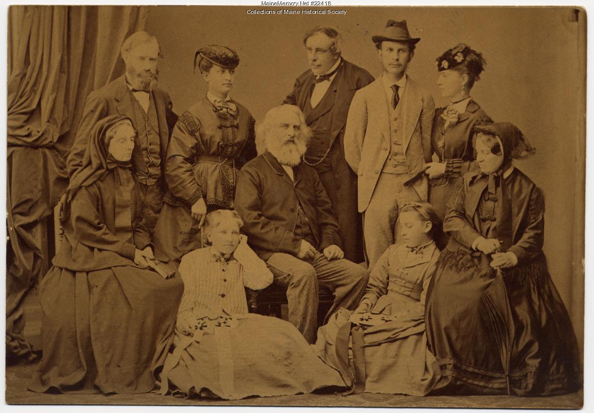 Henry Wadsworth Longfellow and family, Italy, 1869 - Maine Memory Network