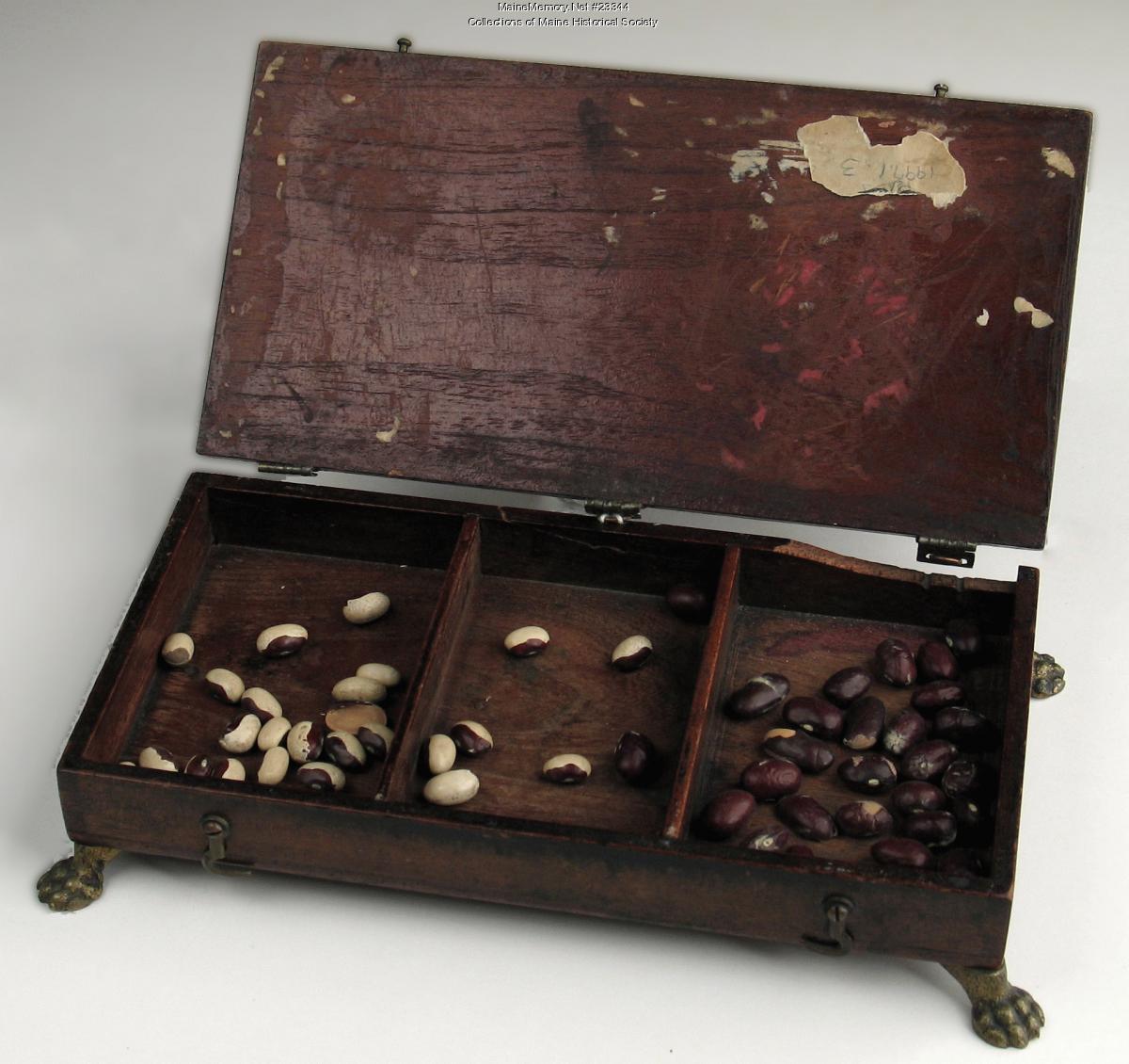 Maine Historical Society Library attendance box, ca. 1900 - Maine ...
