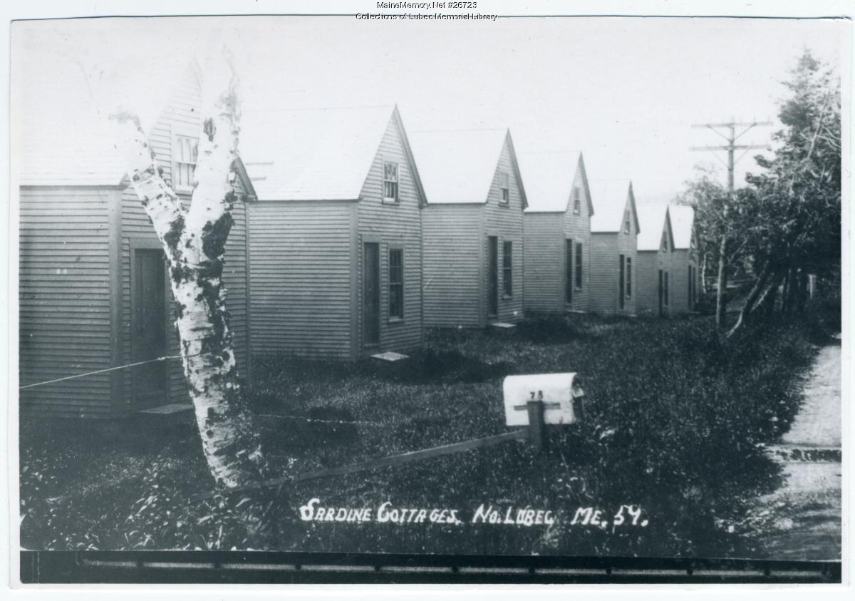 Lawrence Cannery Camps, North Lubec, 1955 - Maine Memory Network