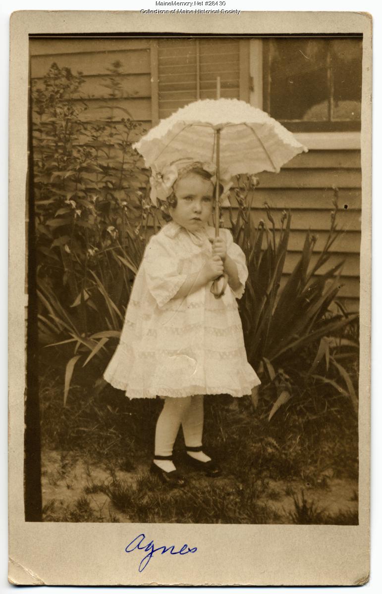 Agnes G. Kerr, Portland, ca. 1911 - Maine Memory Network