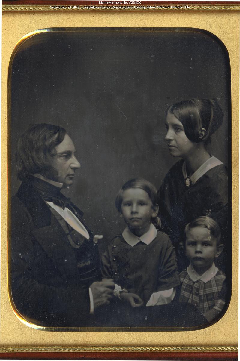 Henry, Frances, Charles and Ernest Longfellow, 1849 - Maine Memory Network